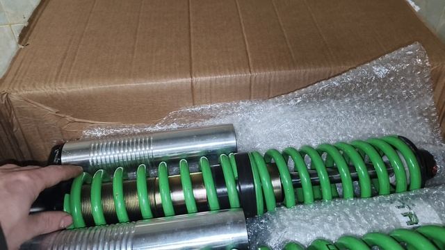 Получил амортизаторы Spectrum версии 3.0 с двойным гидробуфером