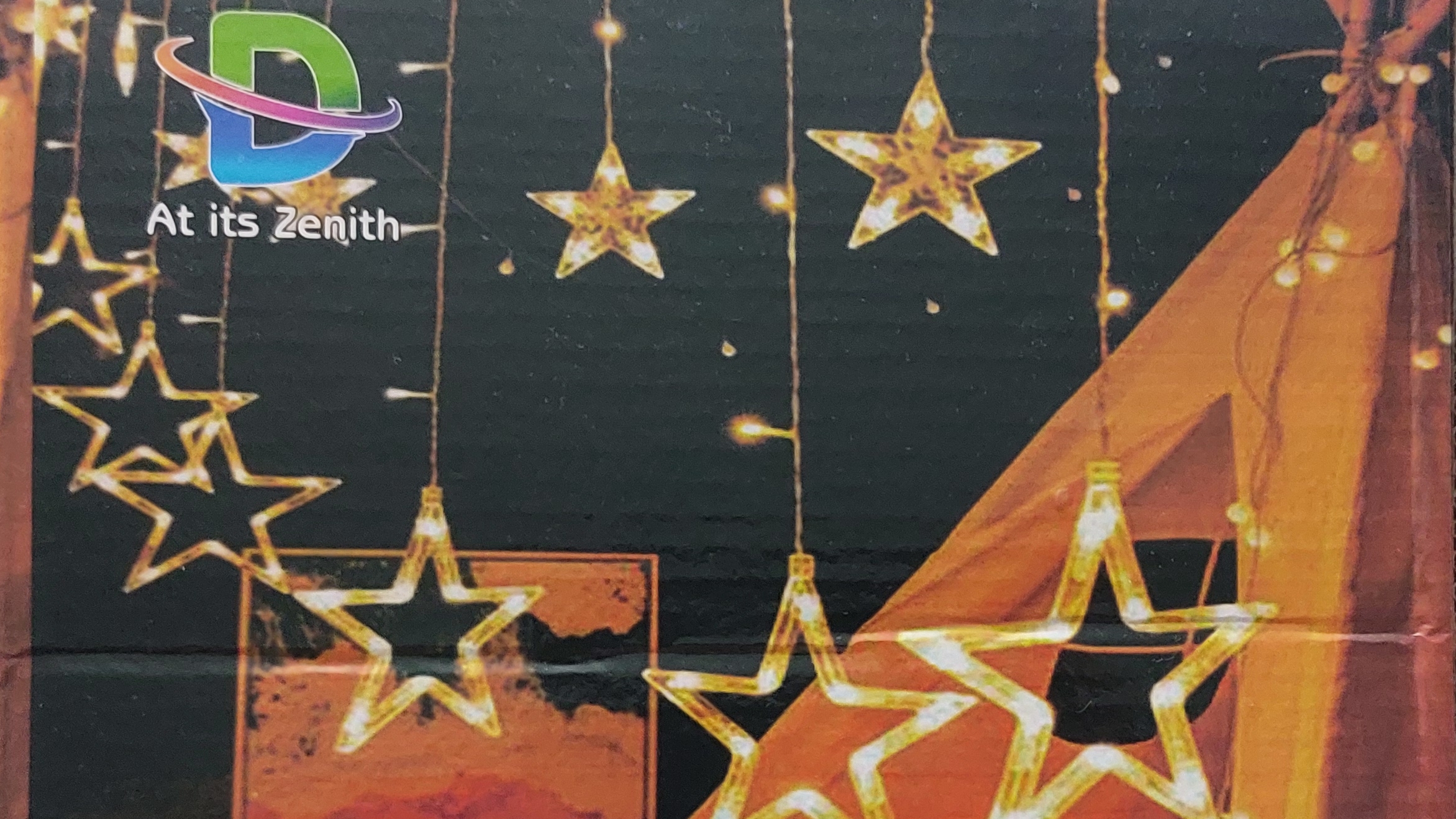 Гирлянда бахрома "Звёзды"