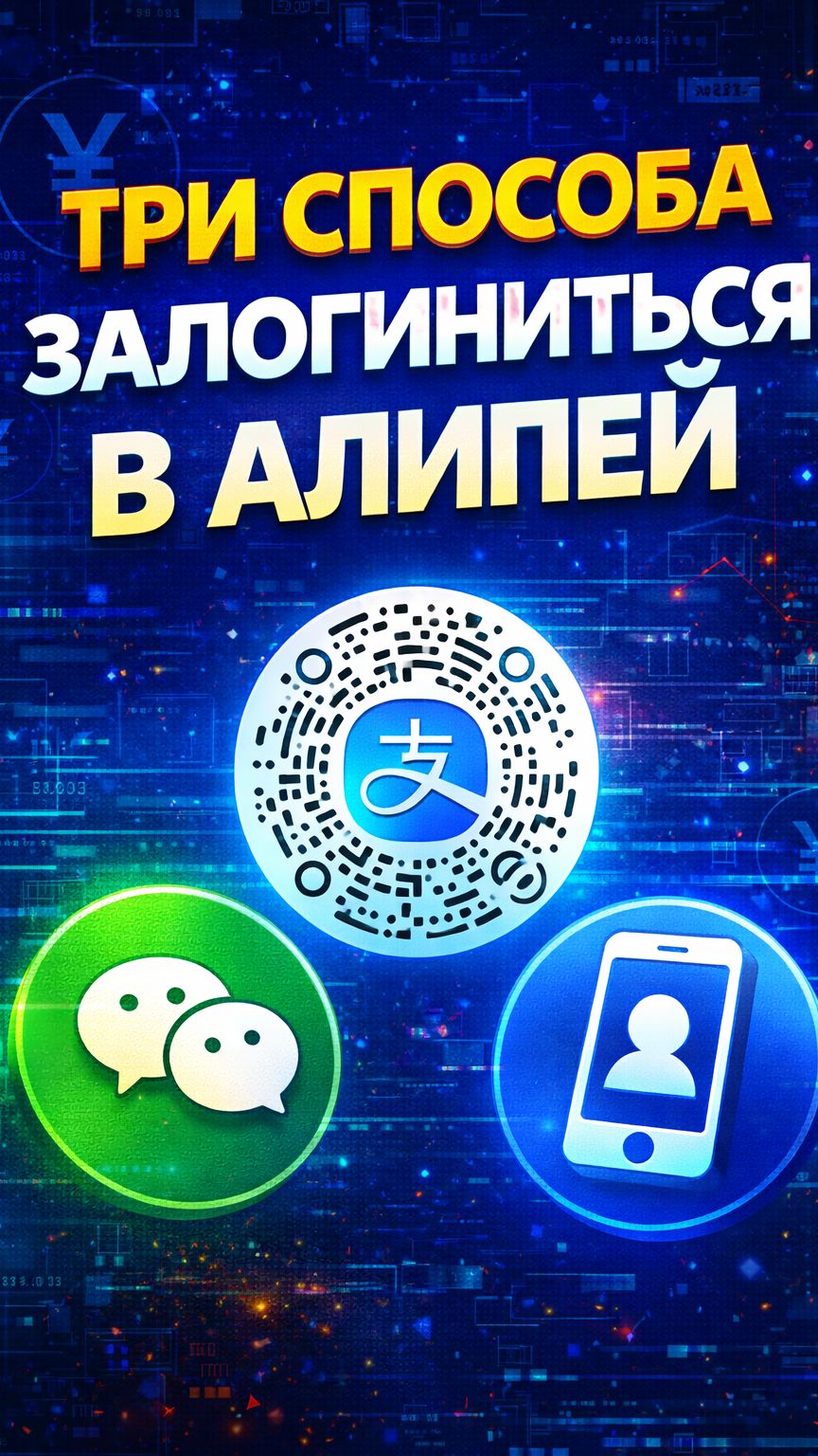 Три способа залогиниться в Алипей #alipay #юани #алипей
