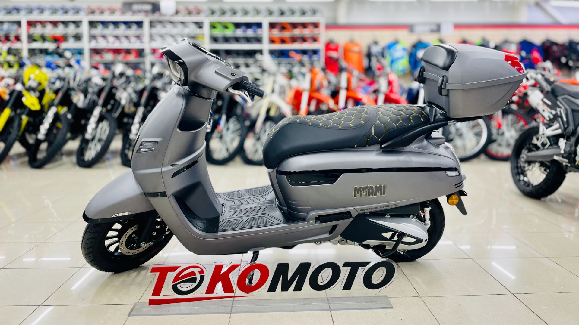 Скутер BC Майами СЕРЫЙ ABC