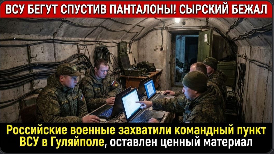Российские военные захватили командный пункт ВСУ в Гуляйполе, Захвачен ценный материал