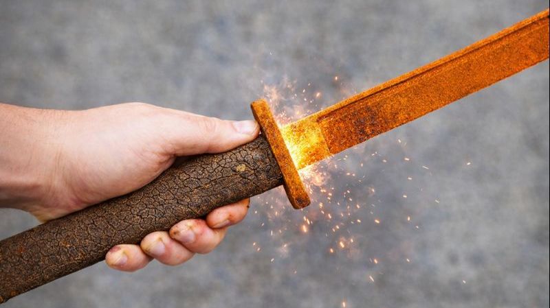 Реставрация Ржавой Японской Катаны