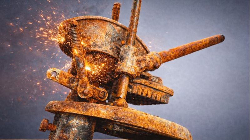 Реставрация Ржавой Машинки Для Нарезки Картофеля