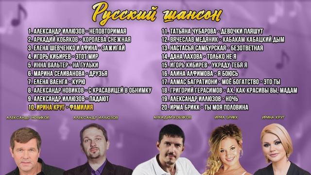 Русский шансон. Сборник красивых песен