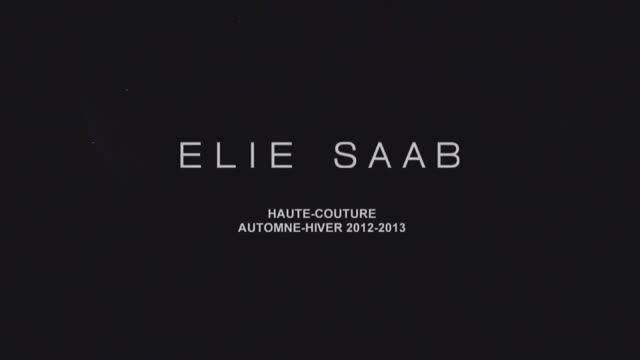 Показ коллекции Elie Saab Haute Couture осень-зима 2012–2013