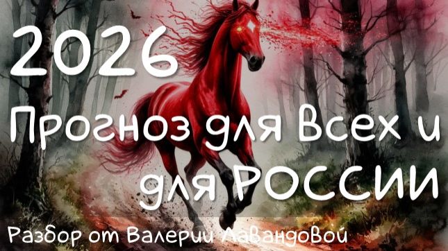 ПРОГНОЗ для всего мира и РОССИИ на 2026 год от Валерии Лавандовой