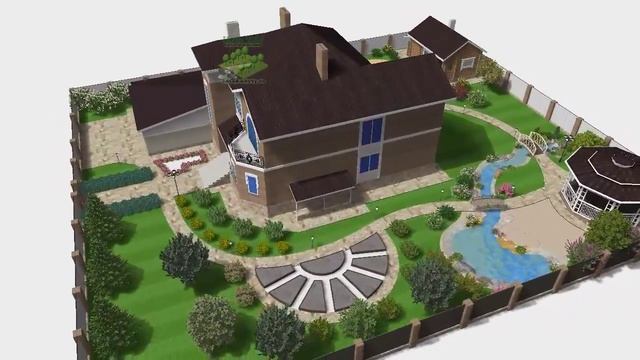 Видеопрезентация ландшафтного проекта