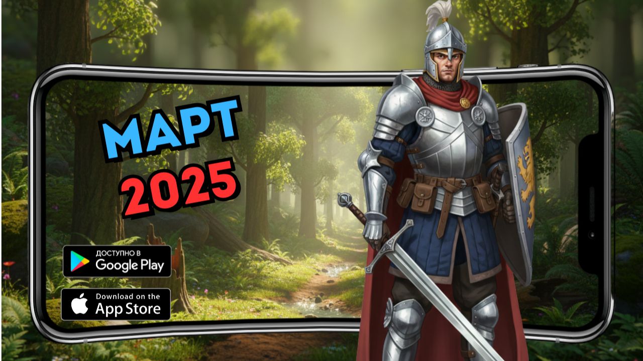 Мартовские новинки: самые ожидаемые игры на телефон 2025 года