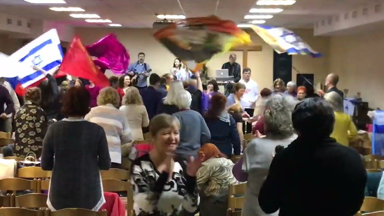 Празднование Хануки в миссии "Пламенеющий Израиль"