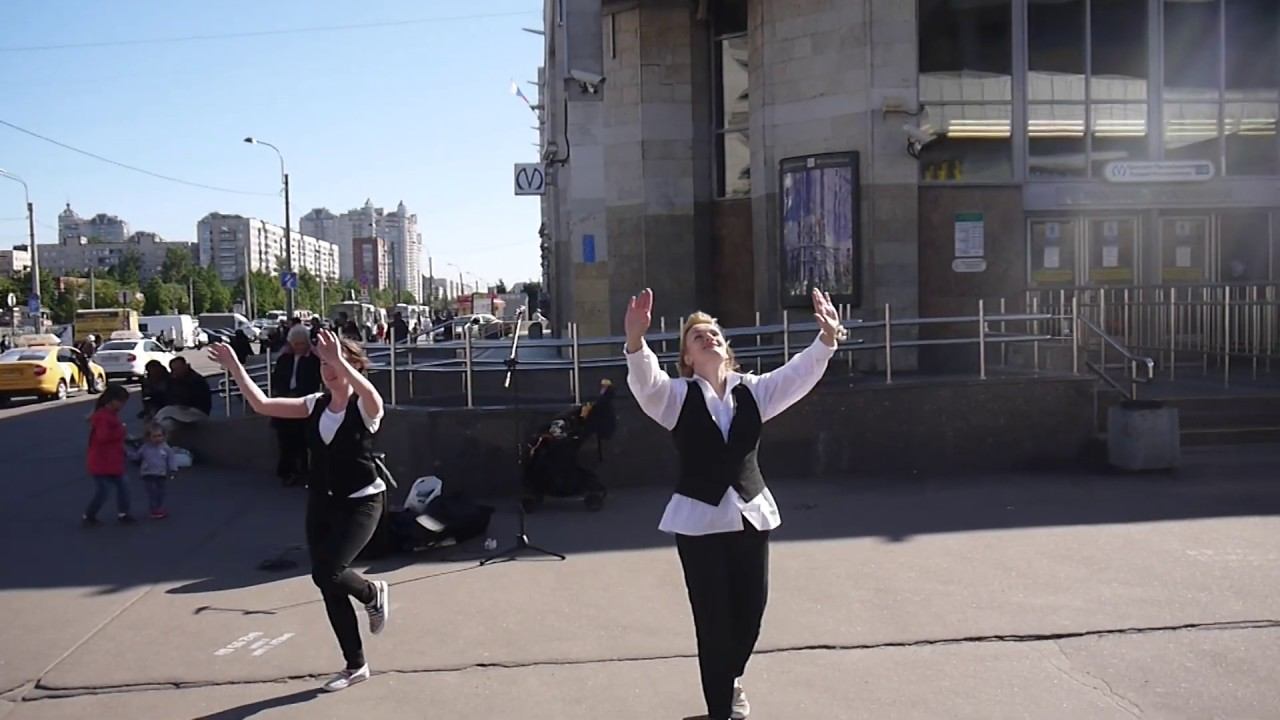 "На кого же нам уповать" танец на пр.Просвещения