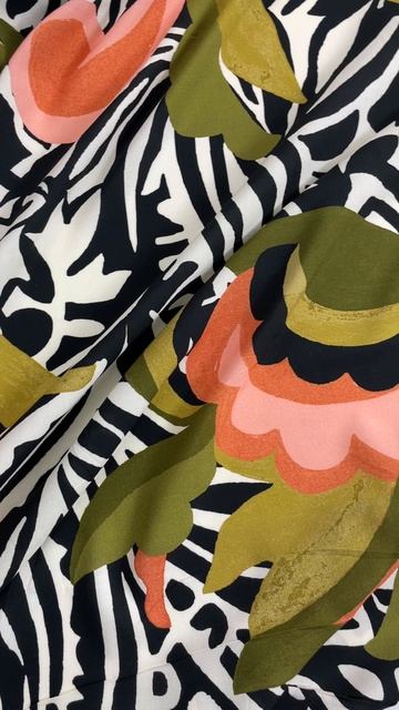 Обзор ткани вискоза от бренда Cavalli V0587