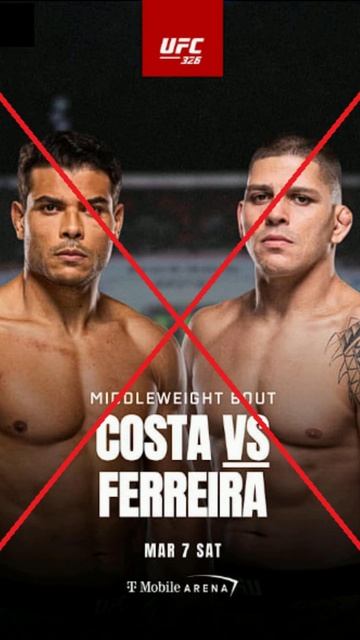 Пауло Коста снялся с поединка против Бруно Феррейры #shorts #паулокоста #бруноферрейра #mma #ufc326