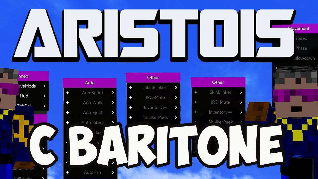 Майнкрафт Читы ARISTOIS c Baritone (2025) | Как установить скачать Aristois и Baritone в Майнкрафт