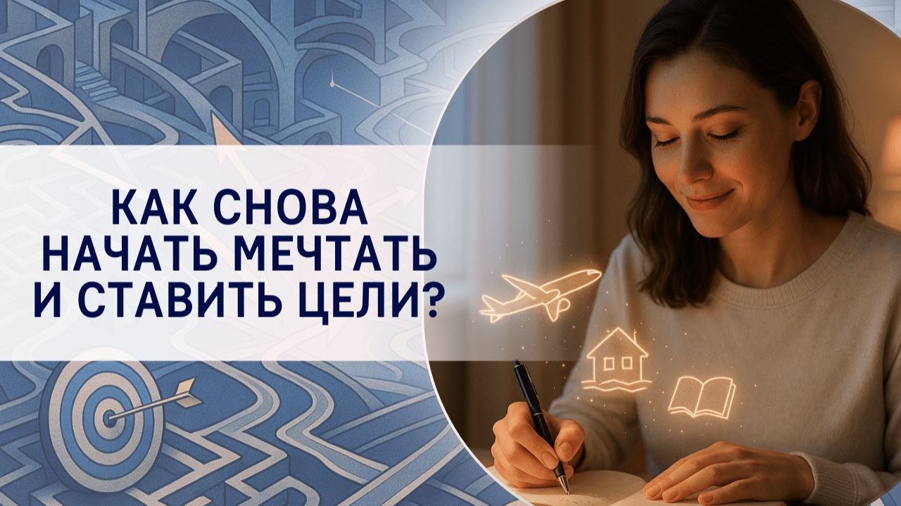 Как снова начать мечтать и ставить цели?
