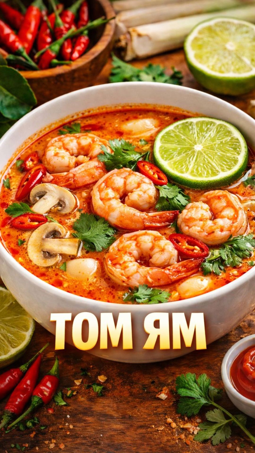 Суп Том Ям : быстро, вкусно и просто