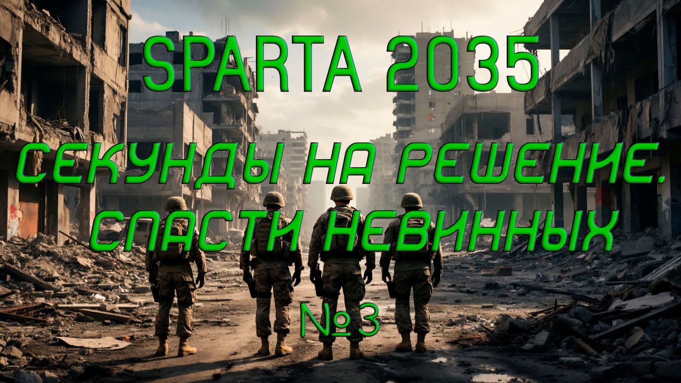 SPARTA 2035 - Секунды на решение. Спасти невинных №3
