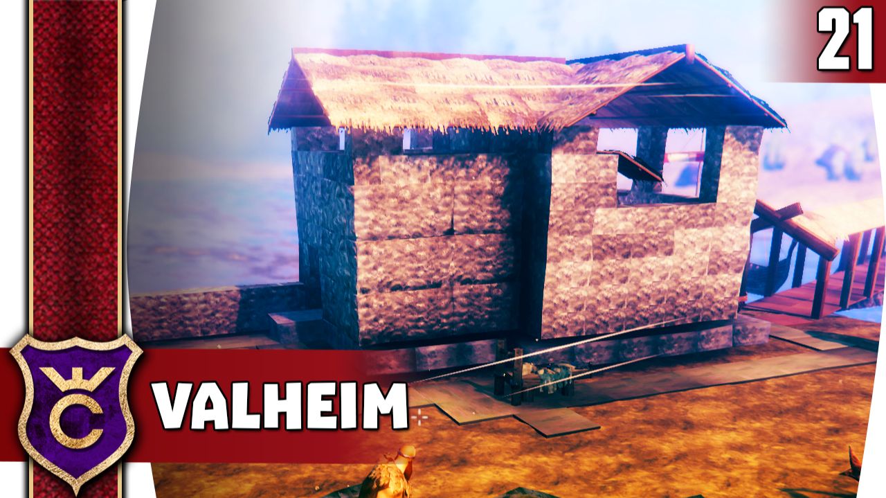 НАЧАЛО СТРОИТЕЛЬСТВА ФОРТА НА ОСТРОВЕ #21 Valheim Прохождение