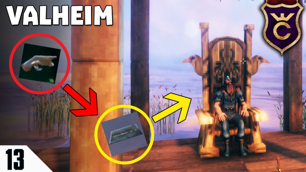 ДОБЫЛ ЖЕЛЕЗО - СДЕЛАЛ ТРОН ⛏ #13 Valheim Прохождение