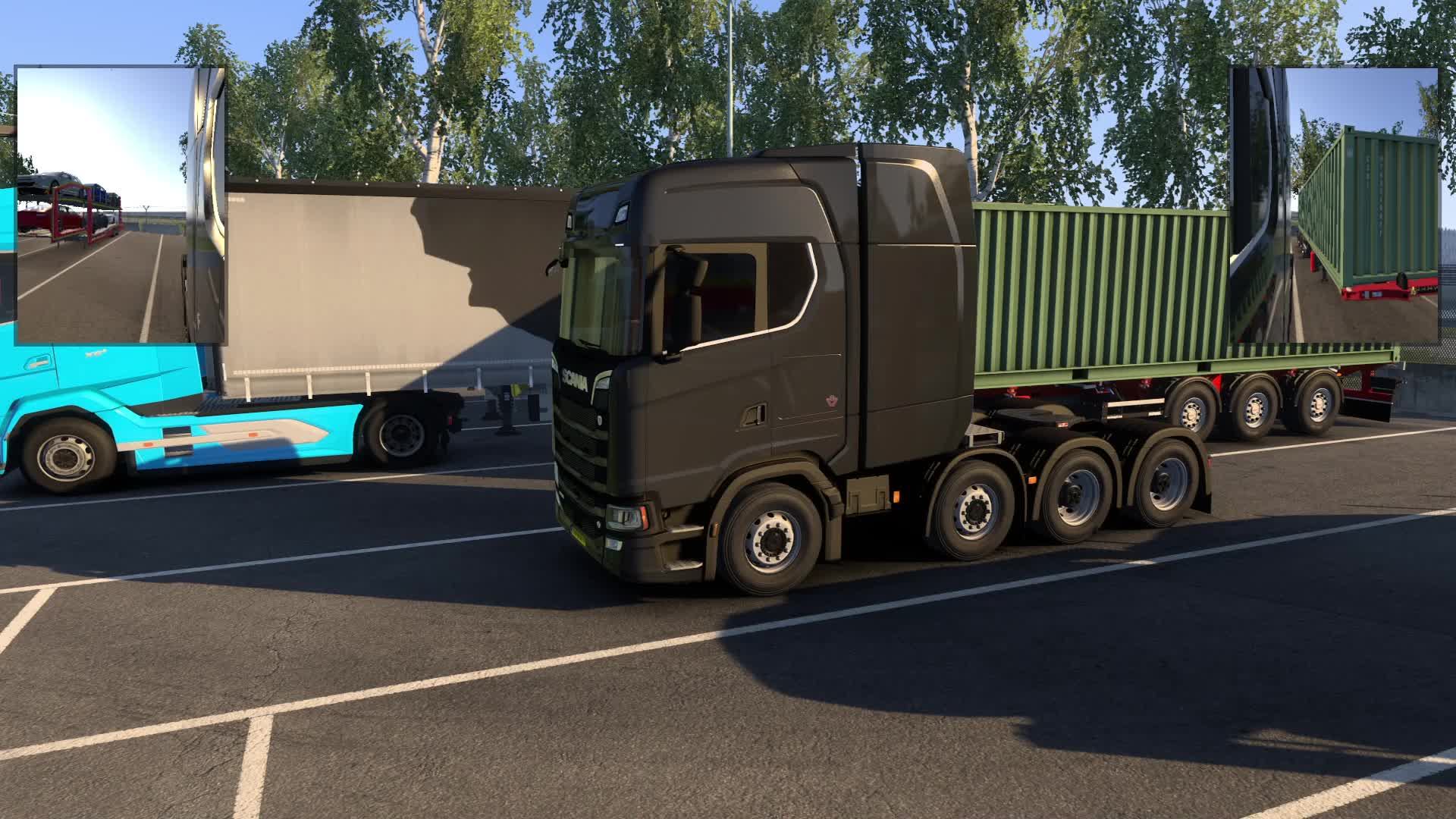 ETS 2(Euro Truck Simulator 2) (#6) доставка новогодних грузов на канале GEPGames