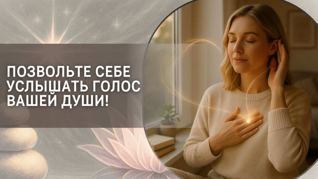 Позвольте себе услышать голос вашей Души!