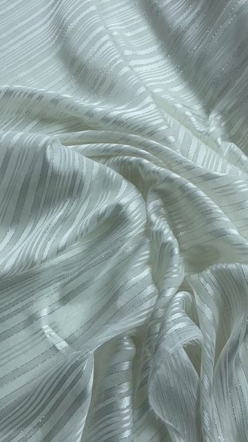 Ткань шифон с серебристым люрексом PL-0418