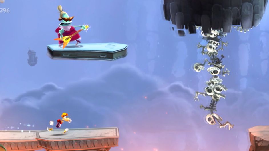 Видео как мультик Rayman Legends, прохождение 6 музыкальной главы ...