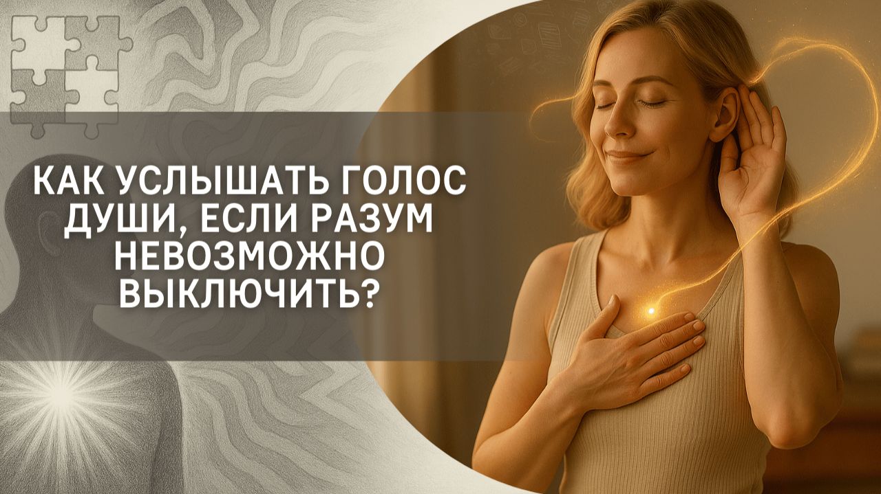 Как услышать голос Души, если разум невозможно выключить?