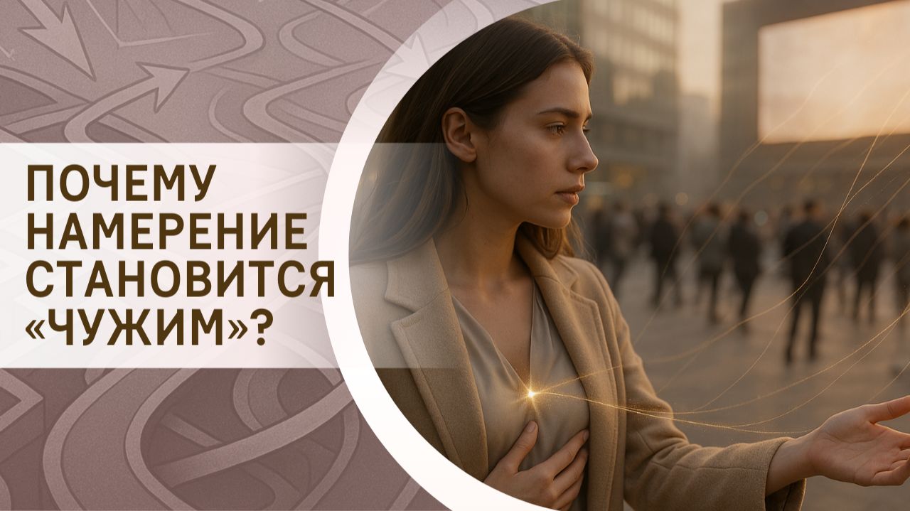 Почему намерение становится «чужим»?