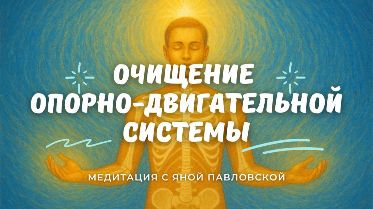 Медитация на очищение опорно-двигательной системы | Яна Павловская