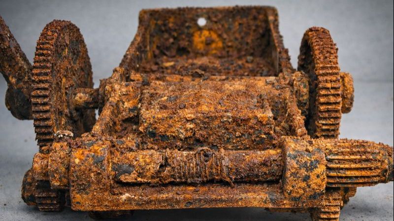 Реставрация Ржавой Антикварной Машины Для Намотки Моторов