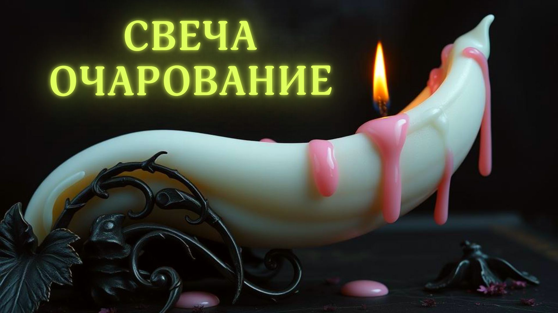 ПРОКАЧКА КРАСОТЫ И ОБАЯНИЯ. Магическая свеча с черёмухой и донником.