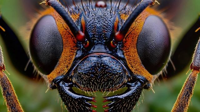 Глаза муравьёв: зрение насекомых