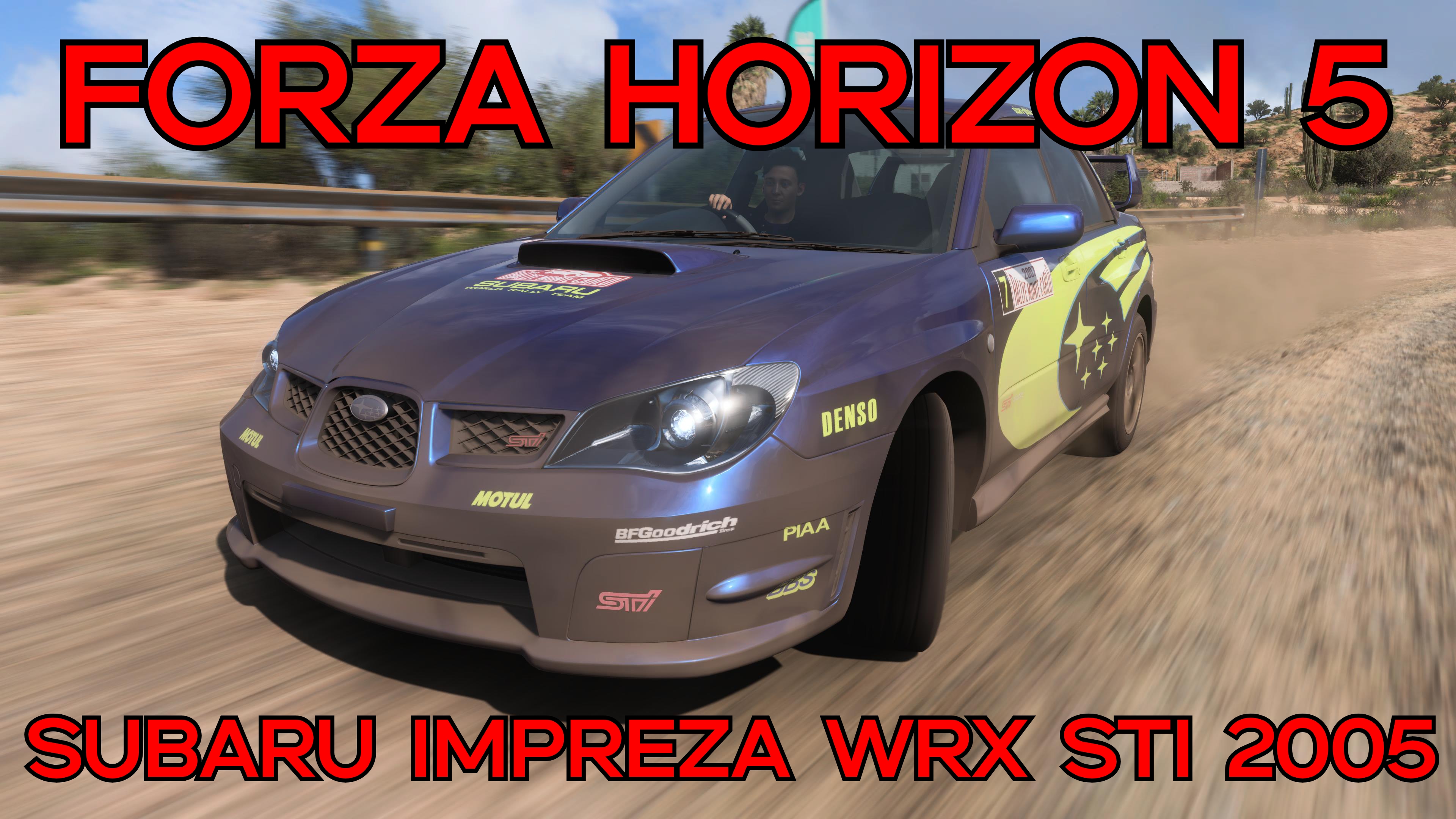 Subaru Impreza WRX STI 2005 — бесстрашный пилот зимних дорог в мире Forza Horizon 5 🌍⚡️