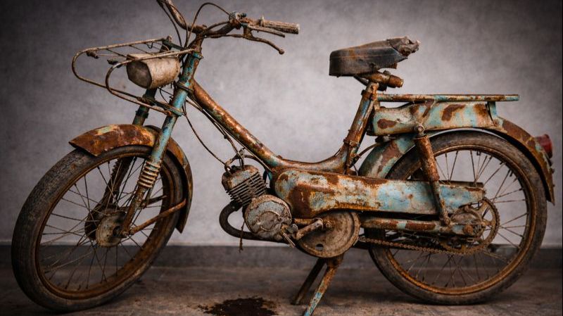 Реставрация Ржавого Мопеда 1970 года