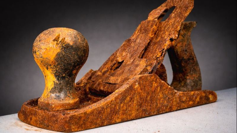 Реставрация Старого Ржавого Деревянного Рубанка