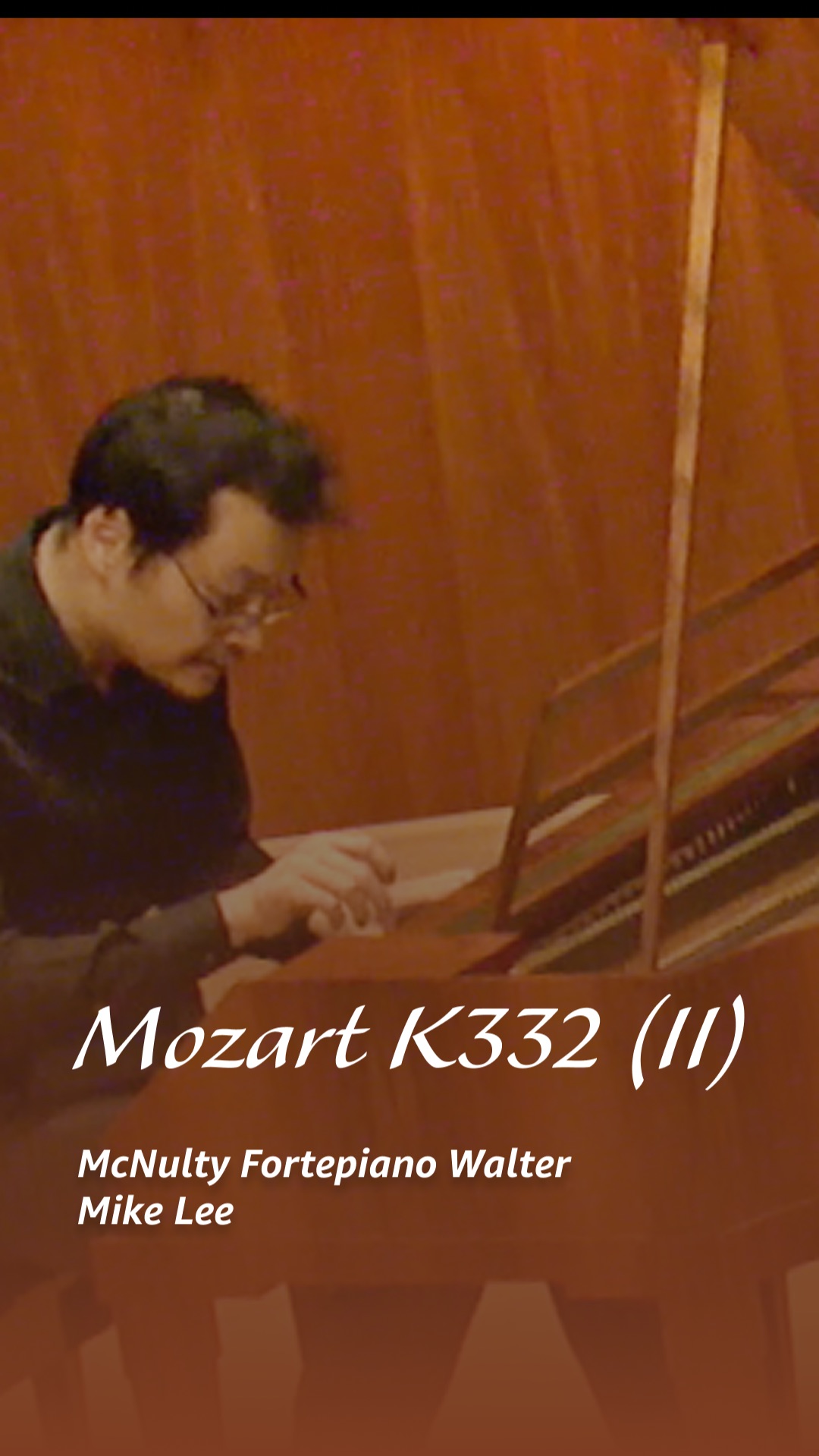 🎹 Моцарт Соната K. 332 Адажио Mike Lee на рояле Walter (копия МакНалти)