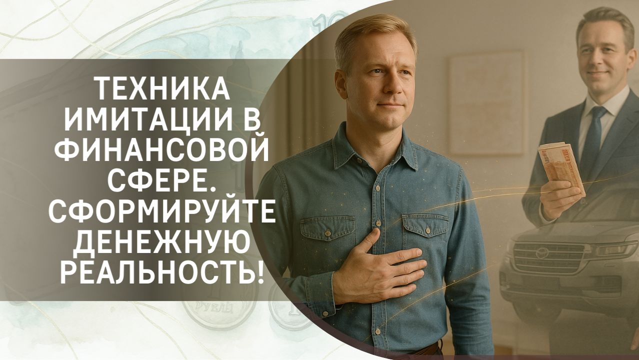 Техника имитации в финансовой сфере. Сформируйте денежную реальность!