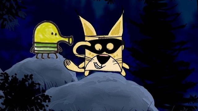 Квадратные зверюшки и дудл джамп (грабить банк)