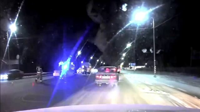 Авария на трассе М7 около Владимира с участием Лада Ларгус