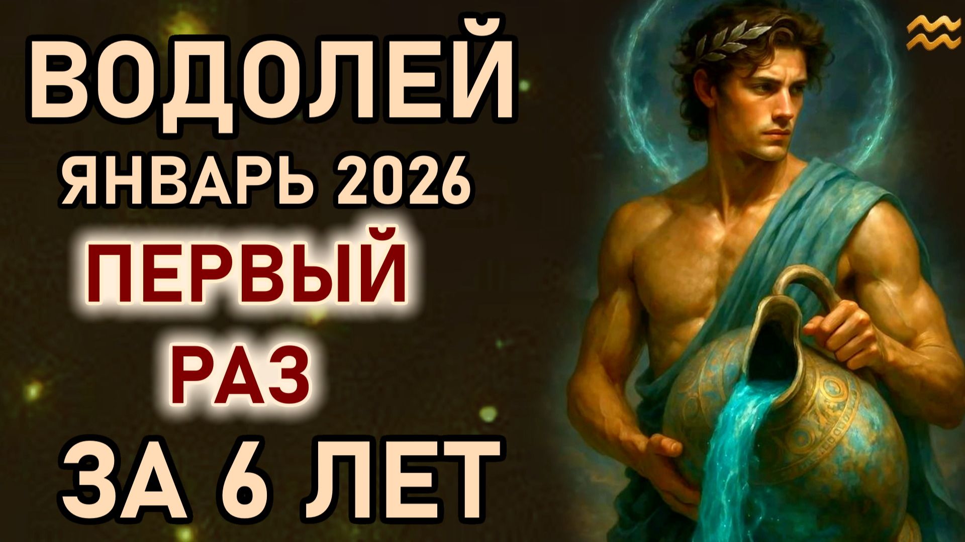 Водолей. Январь изменит судьбу навсегда. Первый раз за 6 лет. Гороскоп январь 2026 Водолей