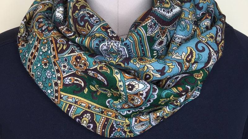 Снуд шерстяной "Садко" павловопосадский