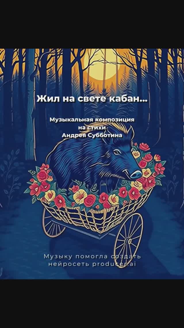 Жил на свете кабан... Версия 2. Музыкальная композиция на стихи Андрея Субботина