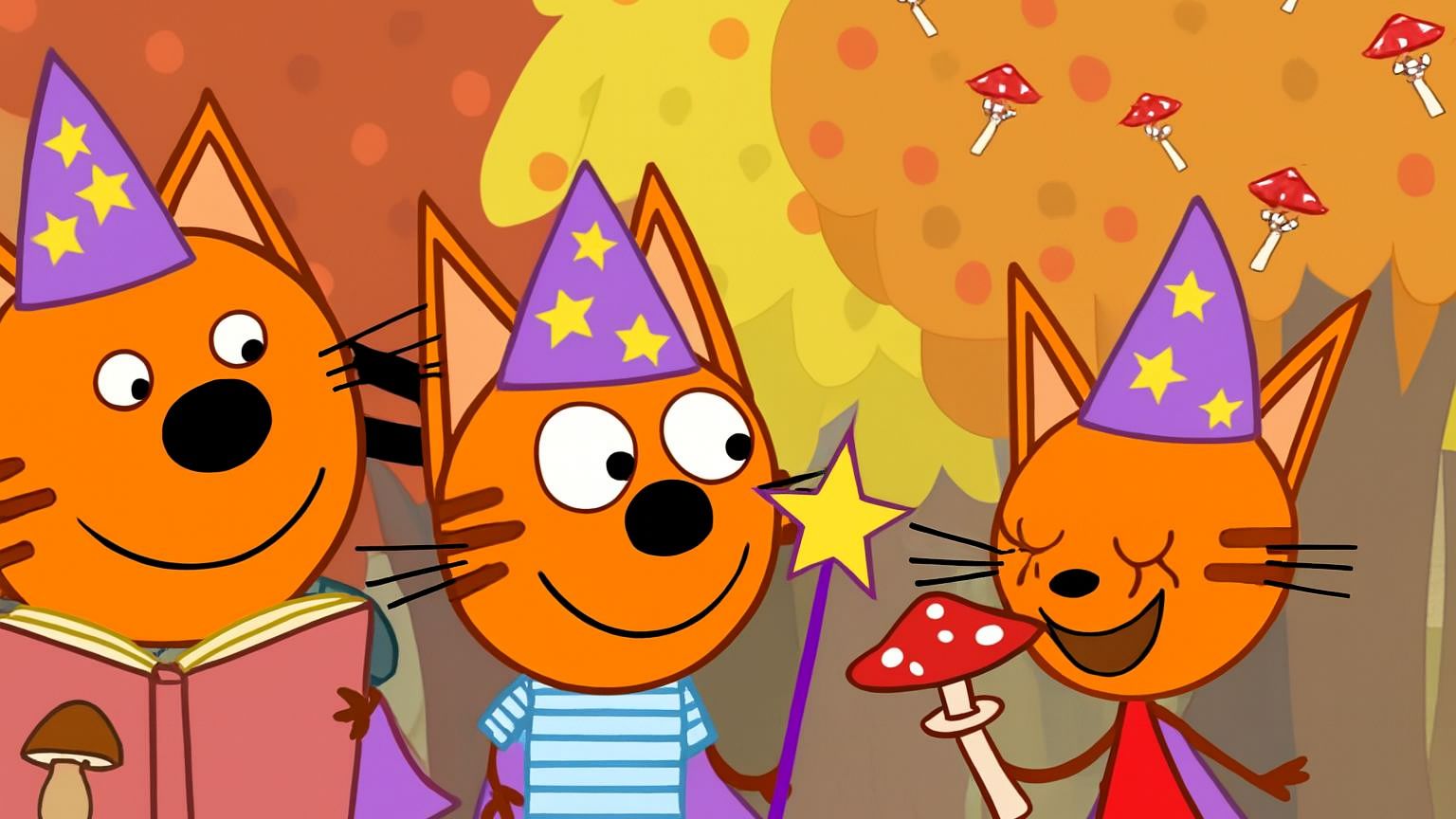 Три Кота — Мультфильм для Детей | Раскраска Учим цвета | Три Кота Мультик Смотреть |Развивающая Игра