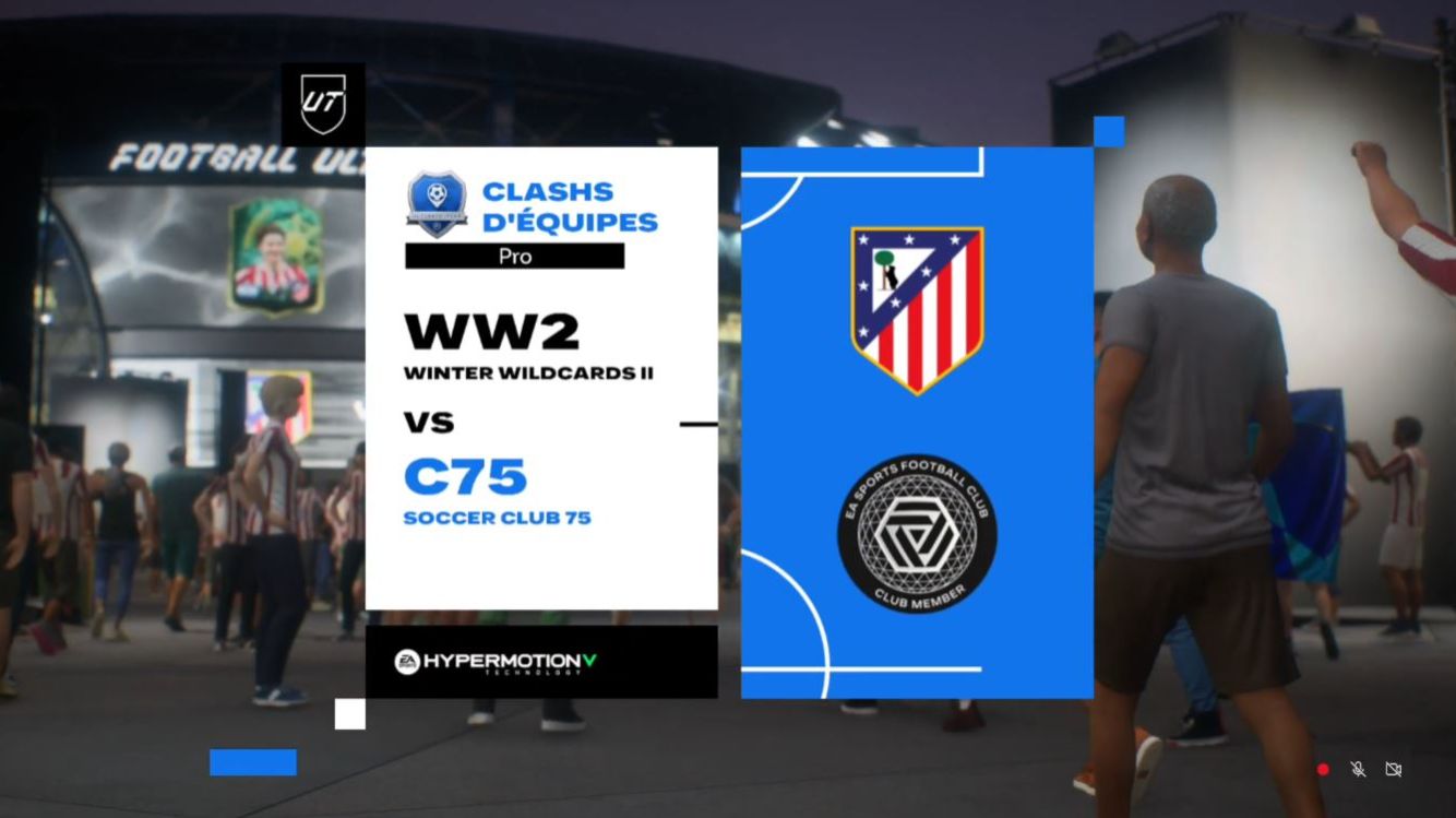 Clash Equipe • Winter Wildcards II 🆚 Soccer Club 75