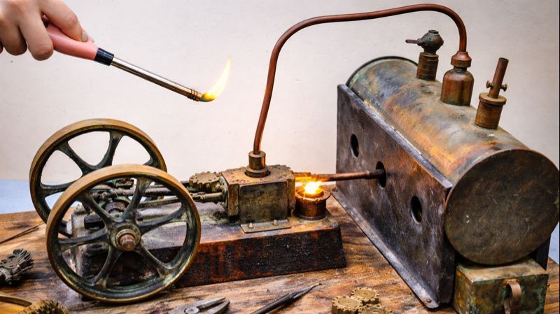 Реставрация Старой Паровой Машины