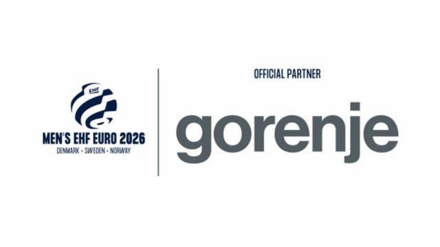 Gorenje – Offisiell partner av herremesterskapet i EHF Euro'26 i Danmark, Sverige og Norge