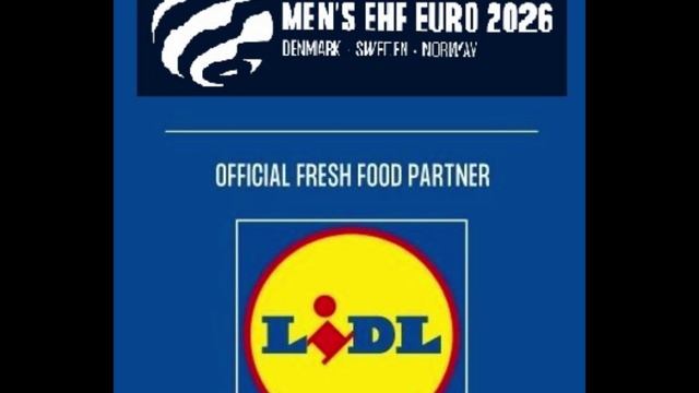 Lidl - Offisiell partner av herremesterskapet i EHF Euro'26 i Danmark, Sverige og Norge