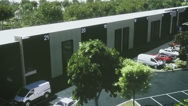 Новый проект формата light industrial в Великобритании #одноэтажныйлайт #логистика #инвестиции