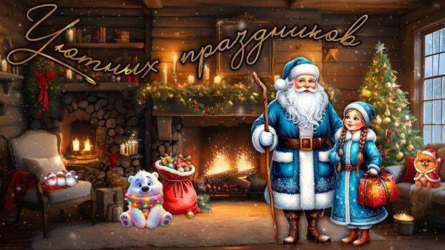 С Наступающим Новым годом. Уютных праздников. Новый год. Музыкальная открытка. Декабрь 2025