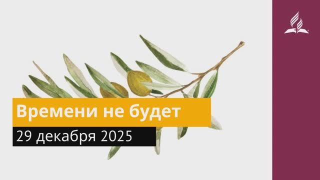 29 декабря 2025. Времени не будет. Под сенью благодати.